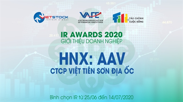 IR AWARDS 2020: CTCP Việt Tiên Sơn Địa ốc (HNX: AAV) | Vietstock