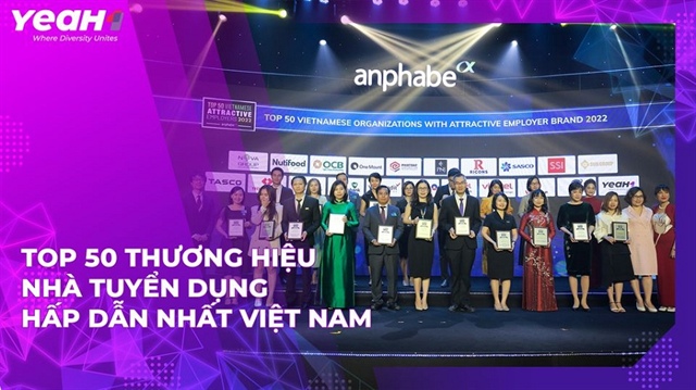Yeah1 Group 4 năm liền lọt Top 50 Thương hiệu Nhà tuyển dụng hấp dẫn ...