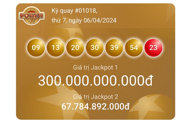 Giải Jackpot 2 Vietlott đã “nổ”, trị giá gần 68 tỷ đồng | Vietstock