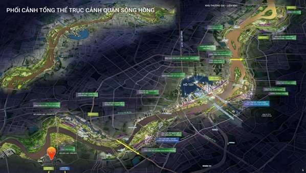 Khởi công dự án Trục Đại lộ cảnh quan sông Hồng, thành phố bên sông lộ ...